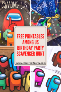 Among Us Birthday Party with FREE PRINTABLES! — Inspired2Party