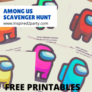 Among Us Birthday Party with FREE PRINTABLES! — Inspired2Party